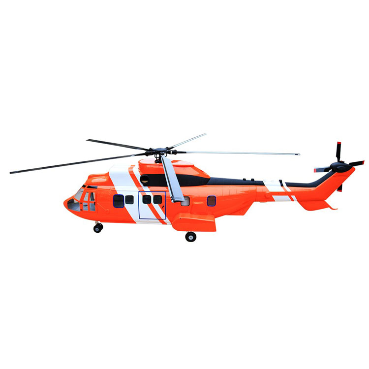Large scale fiberglass 700 size fuselage model helicopter